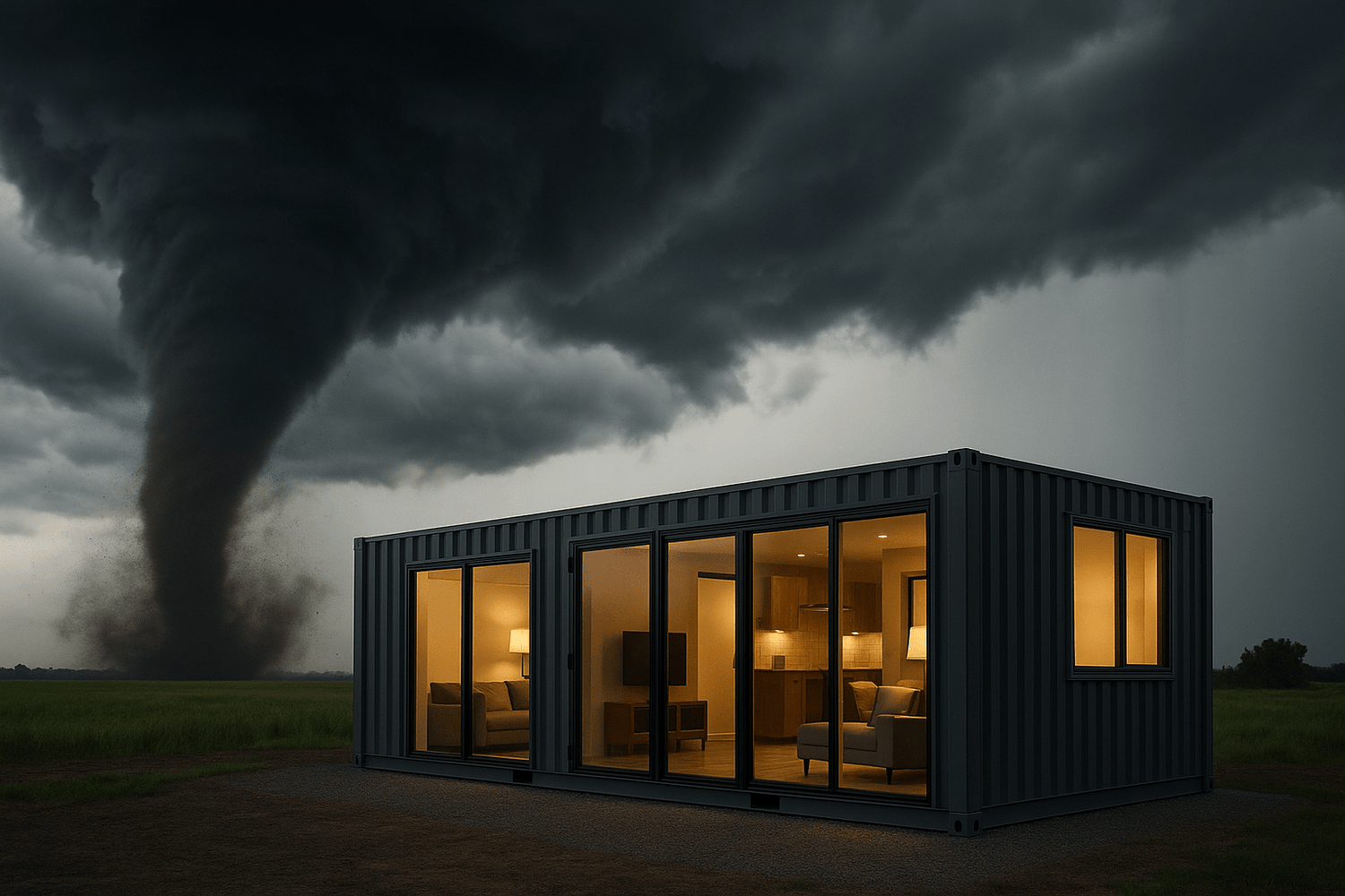 Turn Your Shipping Container into a Storm Shelter – USA Containers